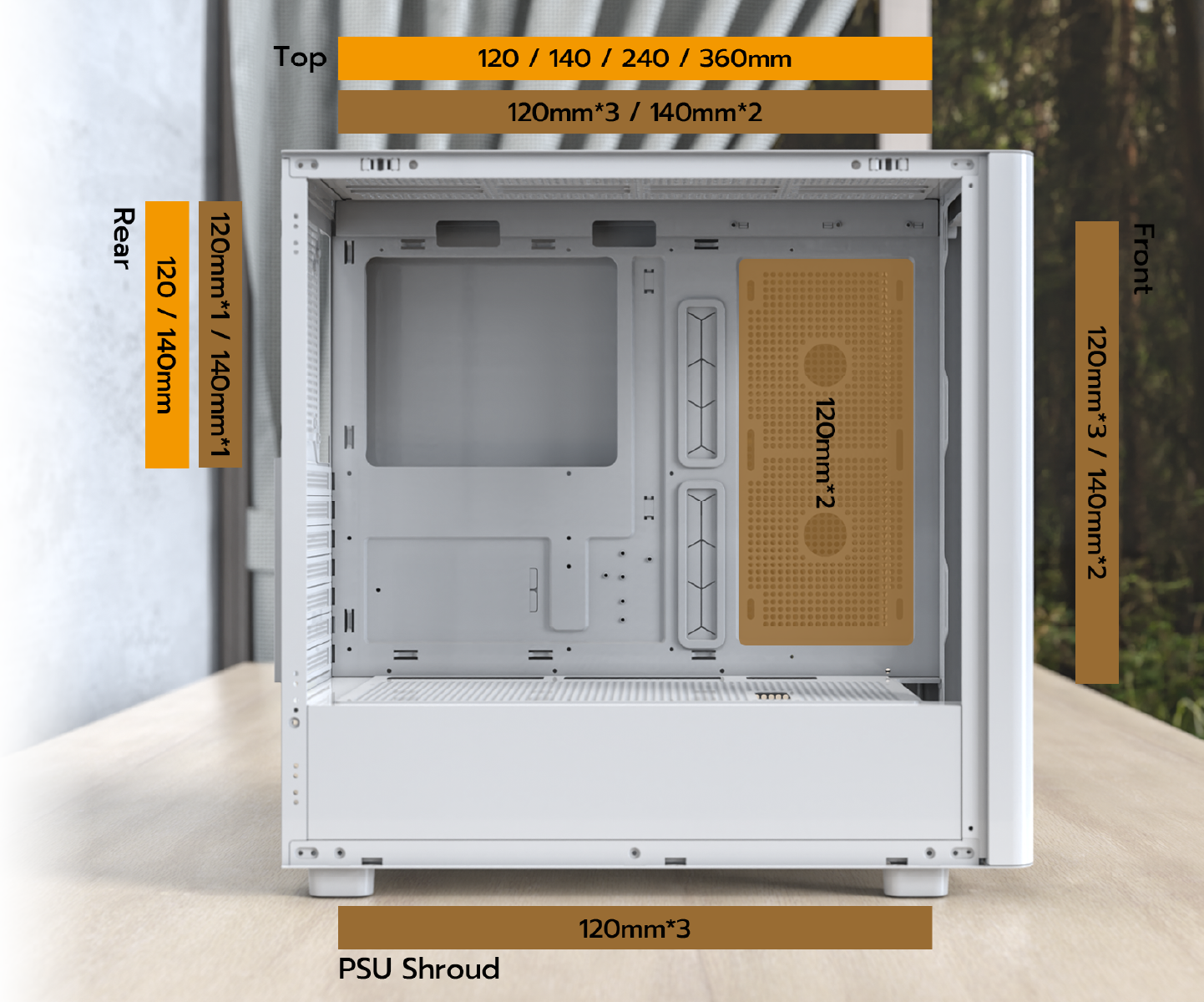 Montech XR Wood Black Black Computer Cases - ATX Form - Newegg.com